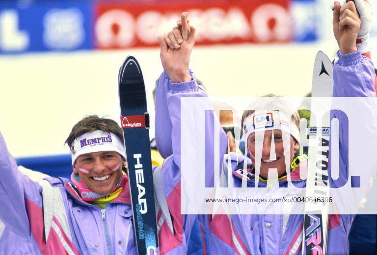 Ski WORLD 1989, RTL Men Helmut MAYER, Rudi NIERLICH AUT SKI ALPIN ...