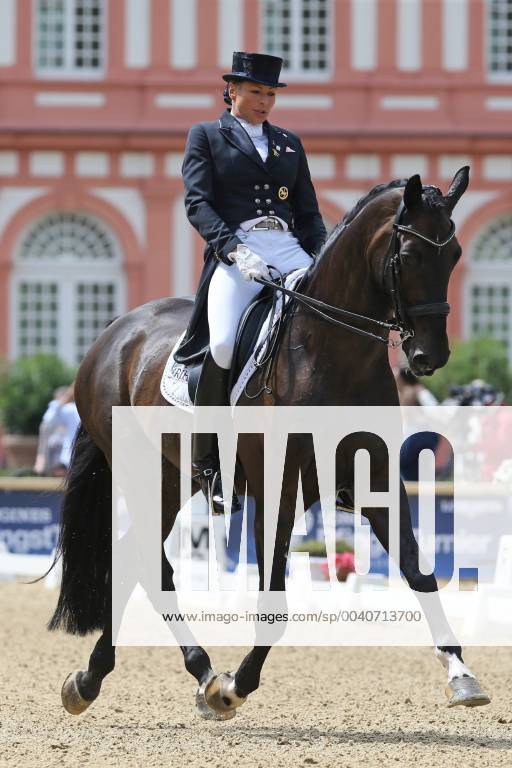 Anja Plönzke GER on her horse Belfast Ra , Prize of the Liselott and ...