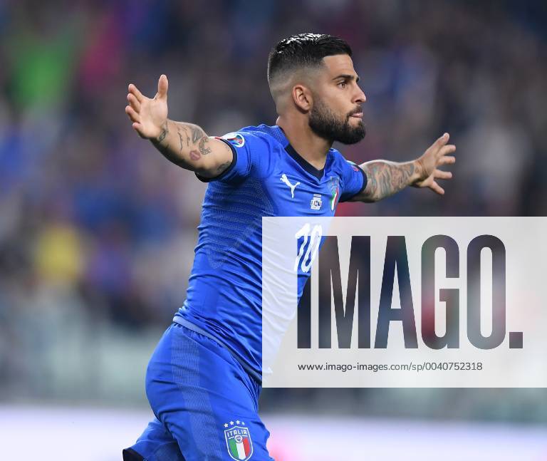 TURIN, Italy s Lorenzo Insigne celebrates during the UEFA EURO, EM ...