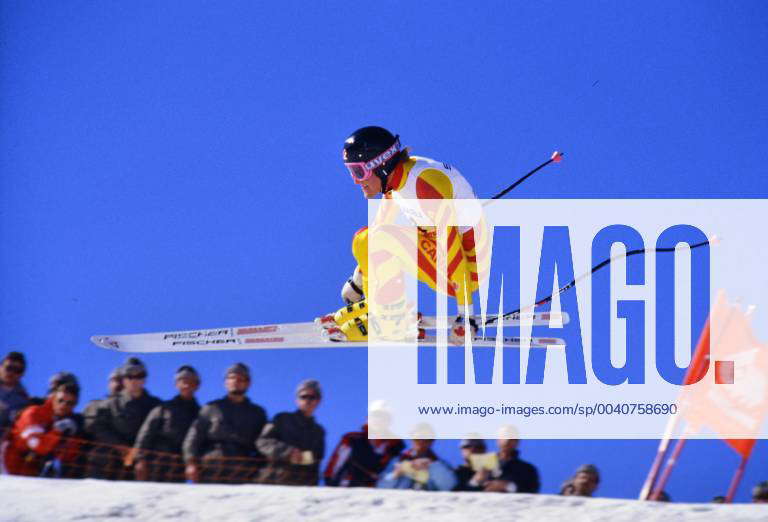 Ski WM 1987, Abfahrt Herren: Rob BOYD (CAN) SKI ALPIN SAISON 86 87 WM 1987 Crans Montana Abfahrt Her