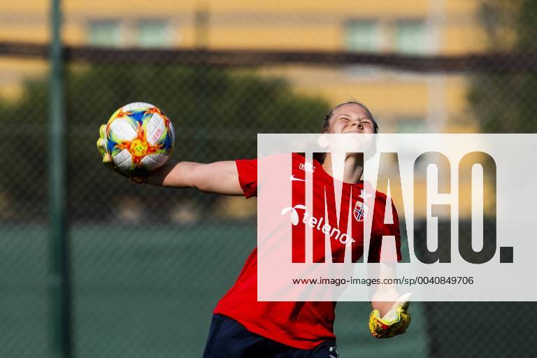 190620 Goalkeeper Oda Maria Hove Bogstad of Norway during a training ...
