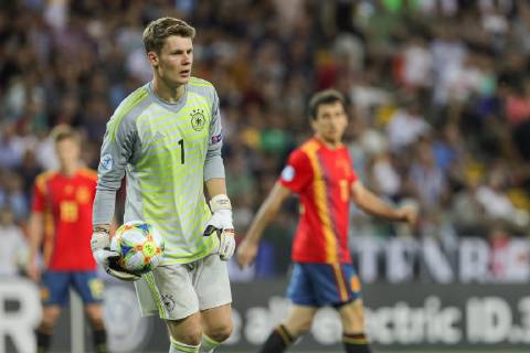June 30, 2019 - Udine, Udine, Italy - Alexander Nubel of Germany U21, U ...