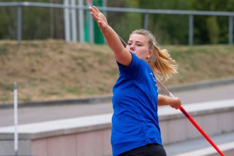Spear throw hopeful Leonie Tröger 18 has qualified for the U20 European ...