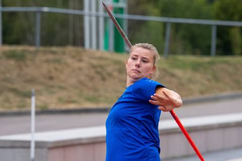 Spear throw hopeful Leonie Tröger 18 has qualified for the U20 European ...