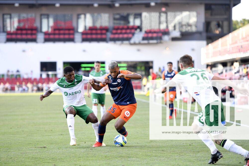 35 BASTIAN BADU FOOTBALL : Montpellier vs Saint Etienne - EA Ligue 1 Games
