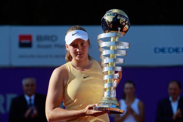 (190716) -- BUCHAREST, July 16, 2019 -- Romanian tennis player Simona ...