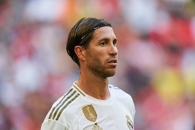 Sergio RAMOS, Real Madrid 4 half-size, portrait, REAL MADRID ...