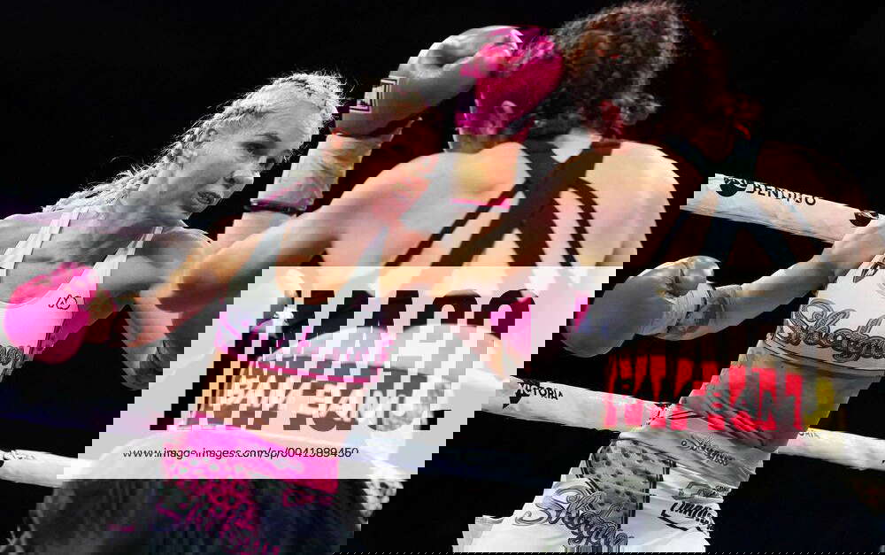 BOXING HORN ZERAFA, Shannon O Connell and Bianca Elmir (Right) compete ...