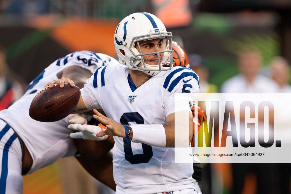 Indianapolis Colts quarterback Chad Kelly (6) during NFL, American ...