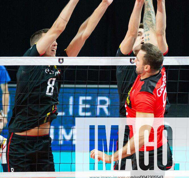 Belgium s Arno Van De Velde, Belgium s Tomas Rousseaux and Germany s ...