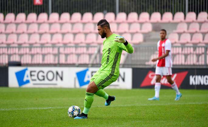 Issam El Maach FOOTBALL : Ajax U19 vs LOSC U19 - Youth League - Amsterdam