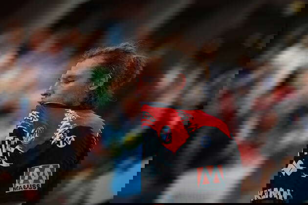 Johannes Sellin HC Erlangen after end of game TVB 1898 Stuttgart HC ...