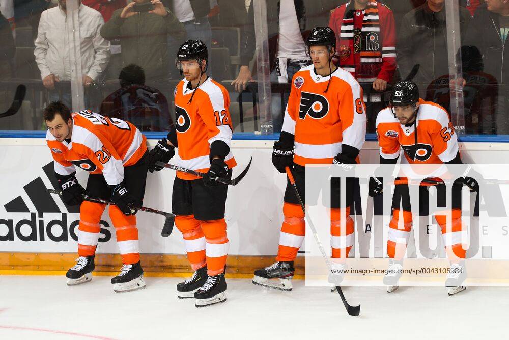 Ice hockey, Eishockey - NHL, Eishockey Herren, USA Blackhawks vs Flyers ...