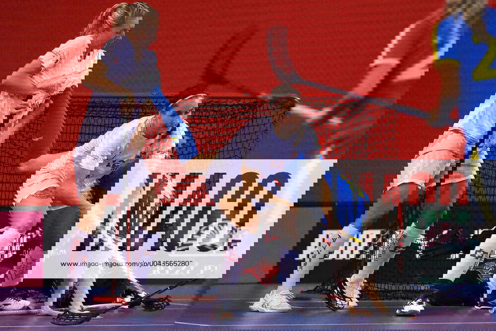 191018 Switzerland Tanja Stella and Swedens Ellen Rasmussen during the ...