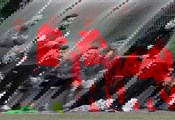 The new SKV coach Francisco Ortega with interim co coach Claudio Pascai ...