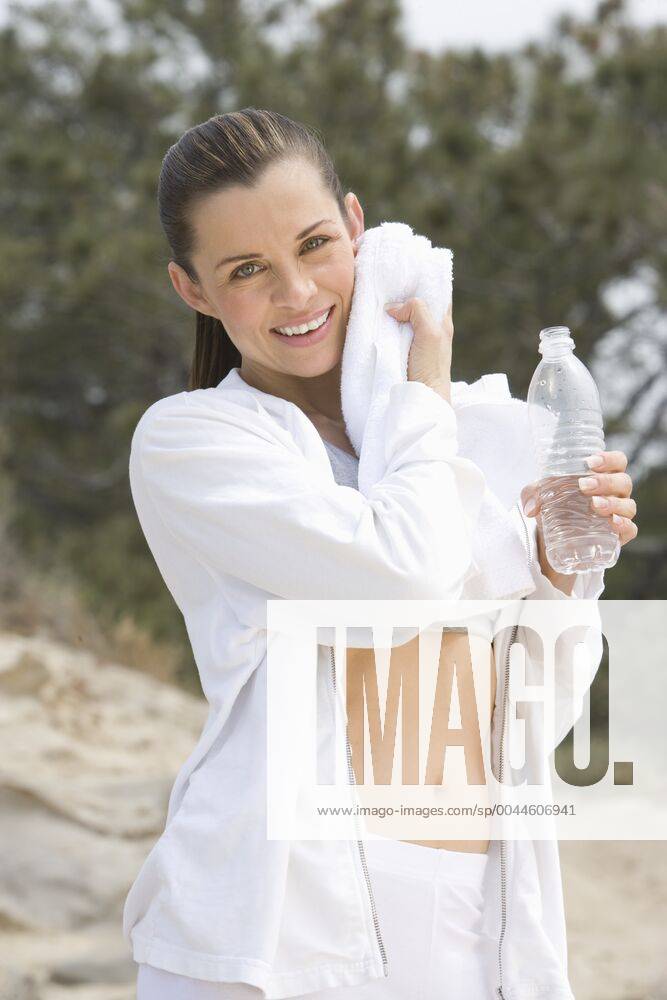 Mid adult woman after exercise