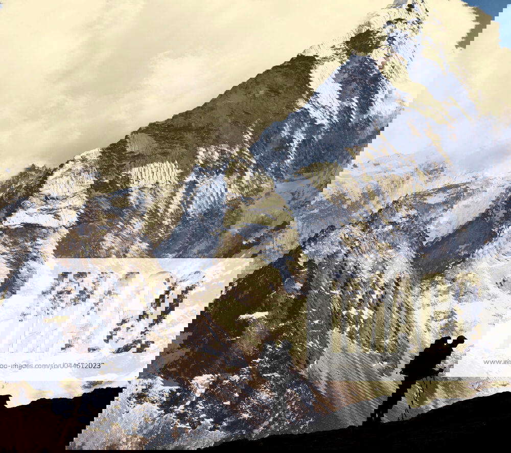 Climber in Himalayan mountain