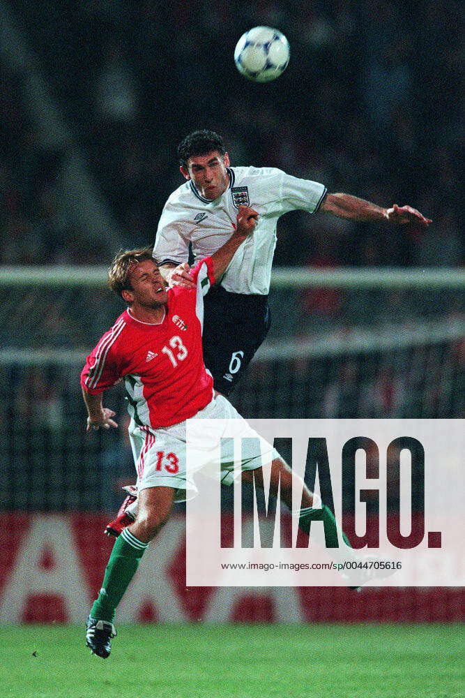 Norbert Toth & Martin Keown Hungary V England 29 April