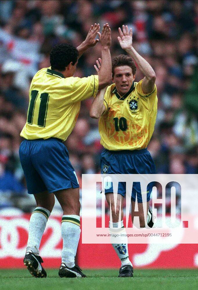 Juninho & Zinho England V Brazil Umbro Cup England V Brazil Umbro Cup