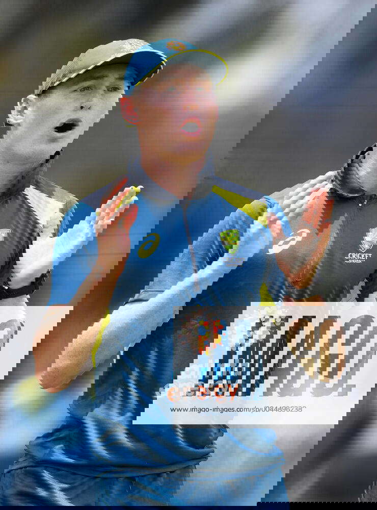 CRICKET AUSTRALIA TRAINING, Marnus Labuschagne reacts during the ...