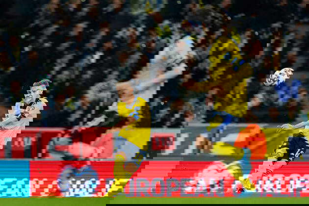 Mattias Svanberg of Sweden during the UEFA Euro Qualifier football ...