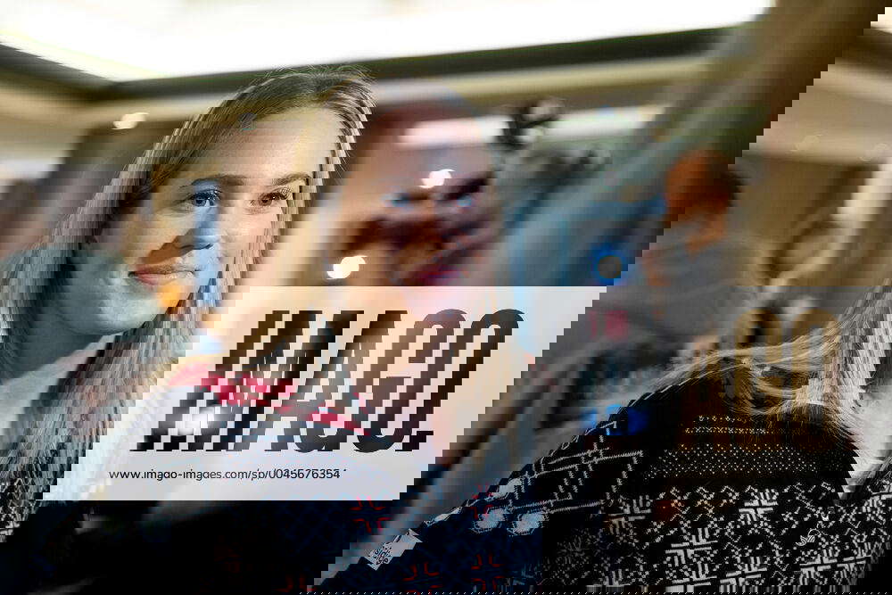 191212 Malin Aune during a press meeting with the Norwegian team at the ...