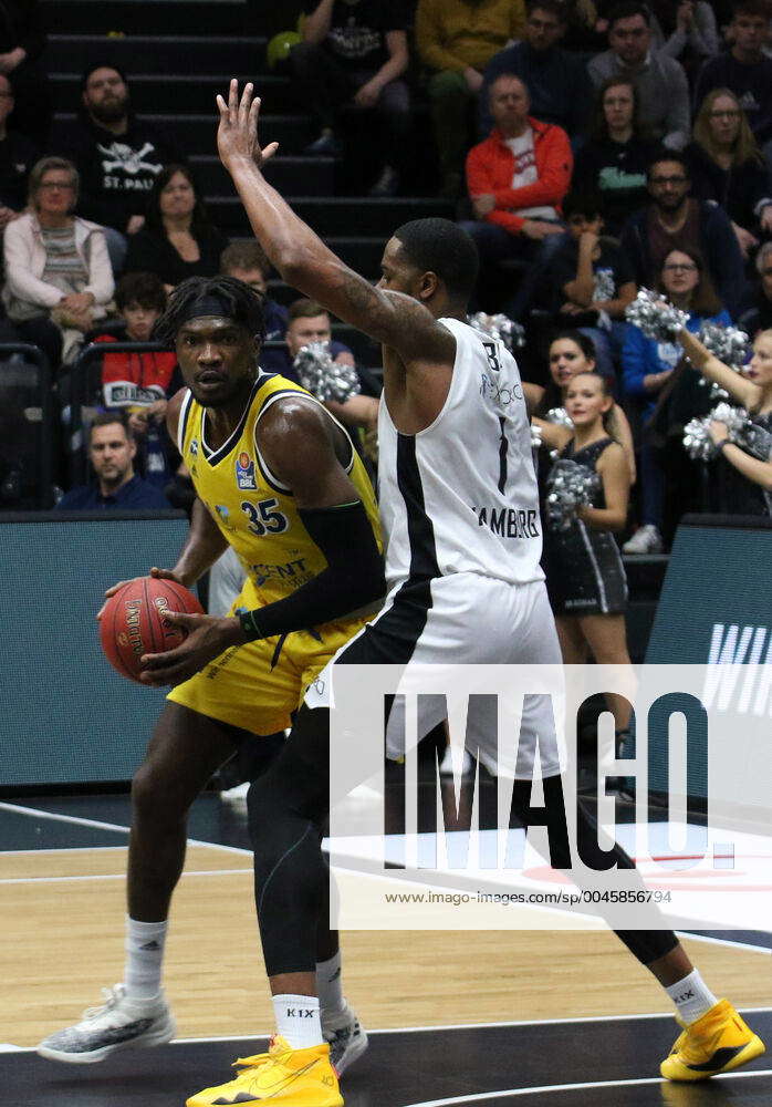 Basketball Bundesliga Landry Nnoko Left Alba Berlin against Prince Ibeh ...