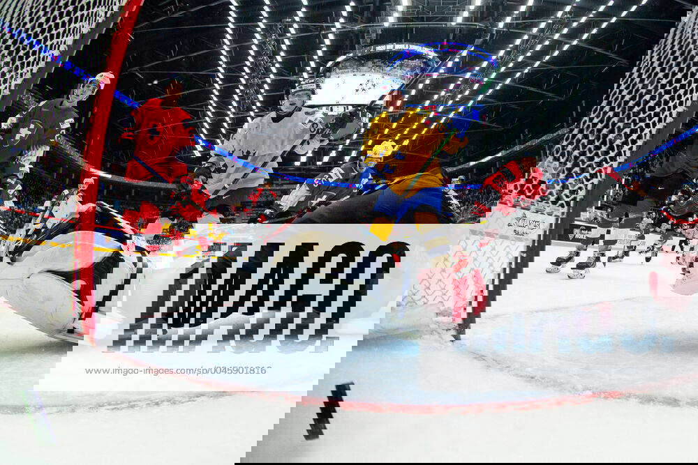 191228 Karl Henriksson of Sweden scores the 0 4 goal during the 2020 ...