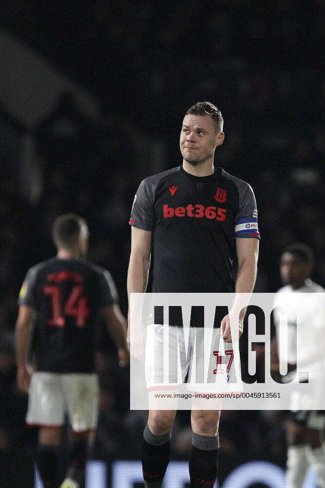 Ryan Shawcross of Stoke City with a wry smile during the Sky Bet ...