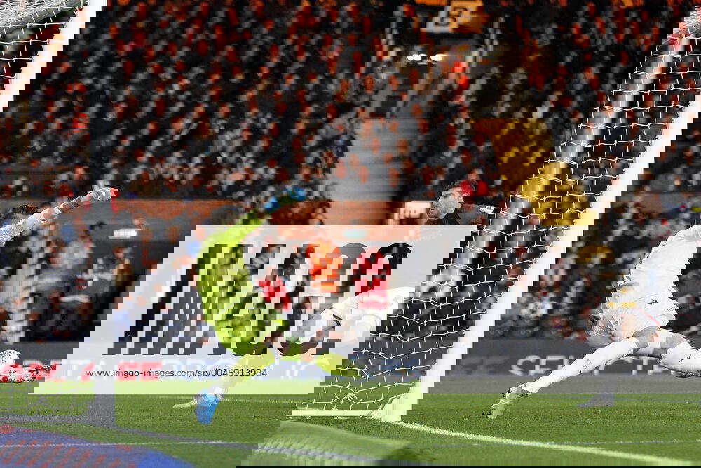 Jack Butland of Stoke City makes the save during the Sky Bet ...