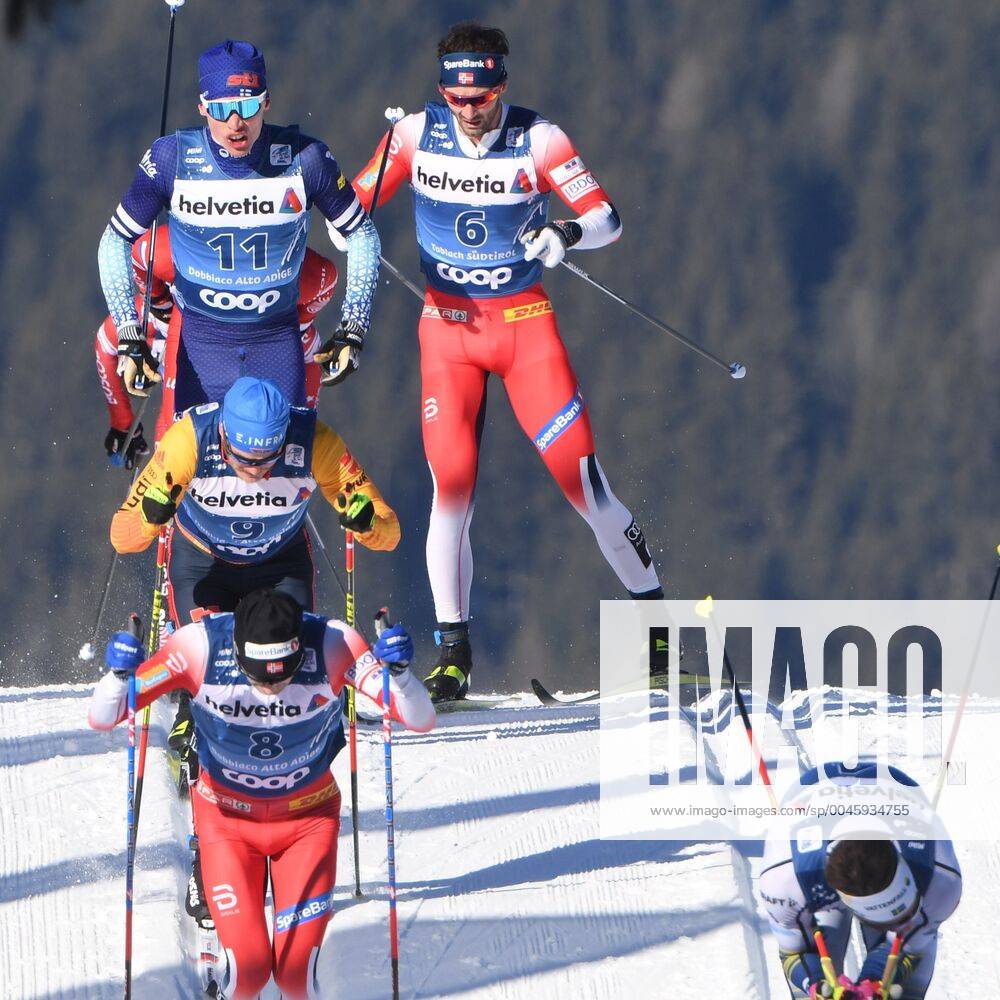 Iivo Niskanen of Finland (back) , Lucas Boegl of Germany, Sjur Roethe ...