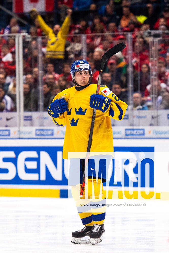 200102 Nils Höglander of Sweden celebrates the 3 0 goal during the 2020 ...