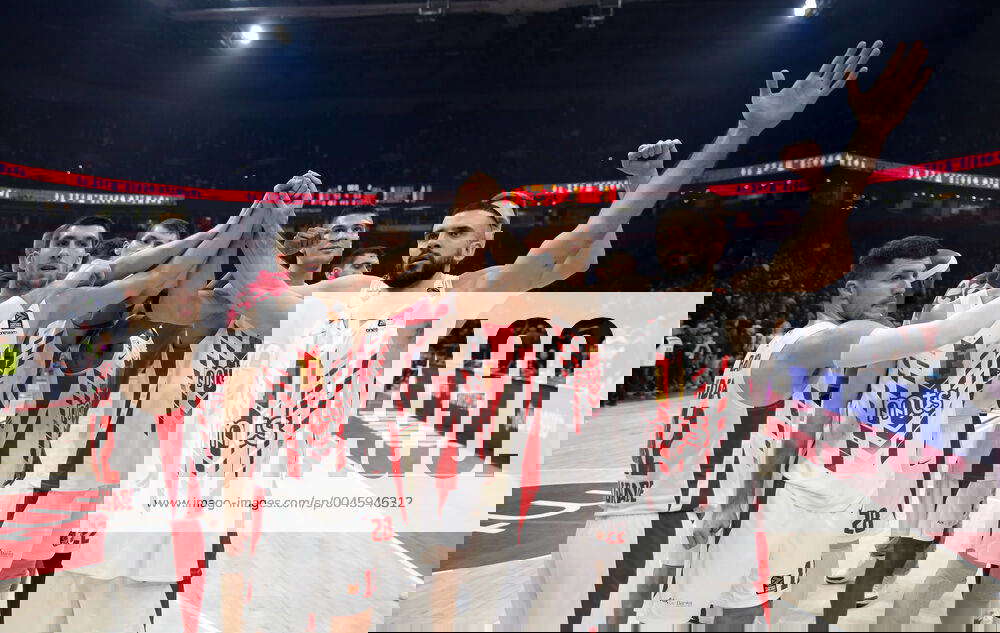 BELGRADE, Jan. 3, 2020 -- Crvena Zvezda s team players celebrate ...