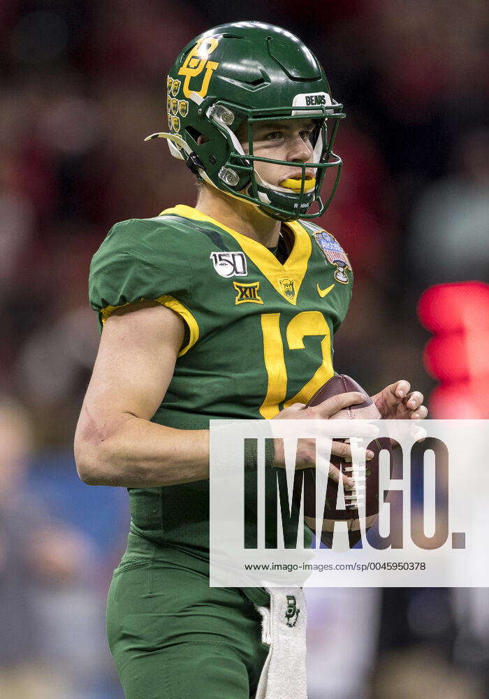 January 02, 2020: Baylor quarterback Charlie Brewer (12) during NCAA ...