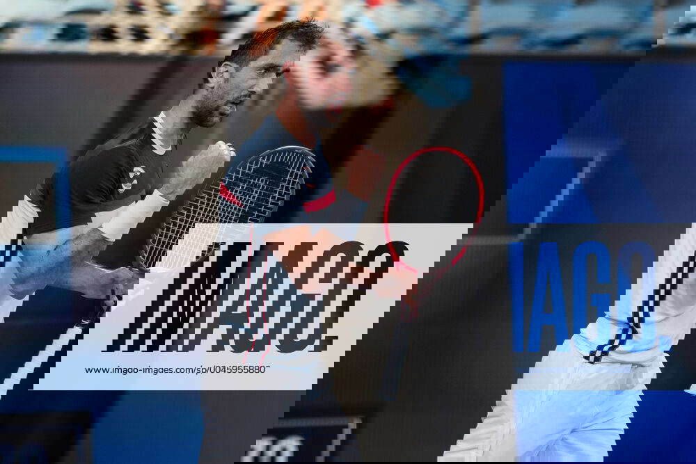 Marin Cilic of Croatia wins a crucial point during the 2020 ATP, Tennis ...