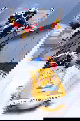 4 he European Bobsleigh Championships on 04 01 2020 in the Veltins ...