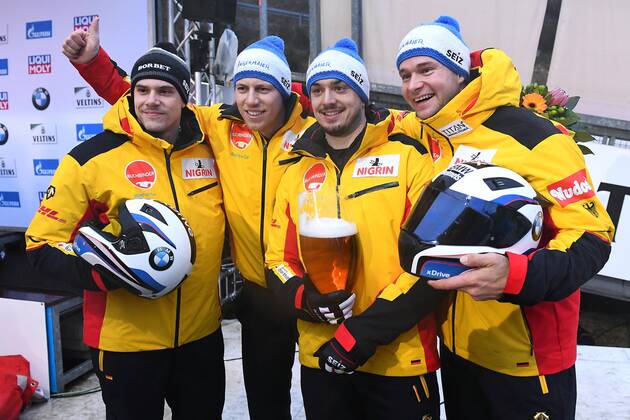 4 he European Bobsleigh Championships on 04 01 2020 in the Veltins ...