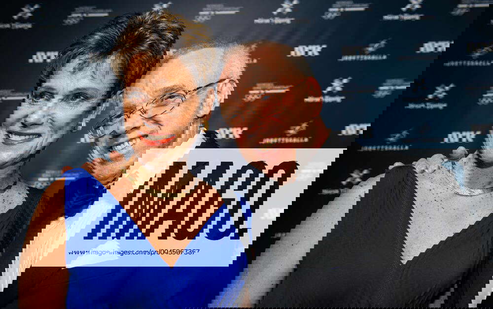 200401 Leif Olav Alnes and his wife Kate poses for a photo on the red ...