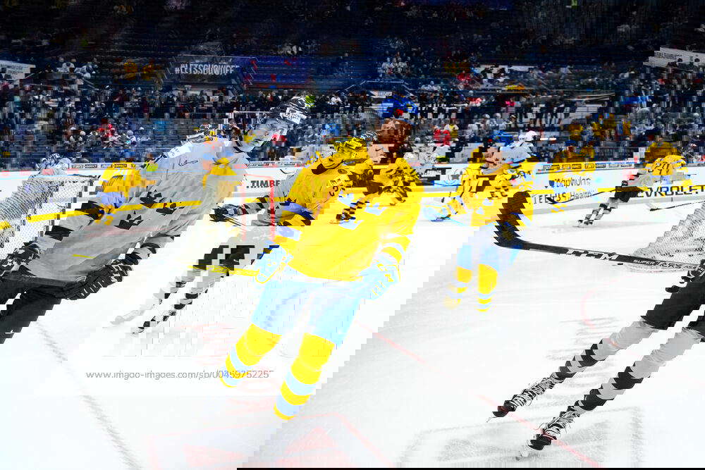 200105 Albin Eriksson of Sweden ahead of the 2020 IIHF World Junior ...