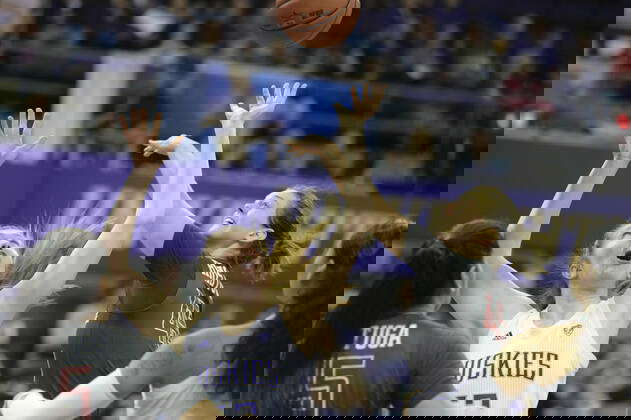 SEATTLE, WA - JANUARY 11: Washington Huskies center Darcy Rees (53 ...