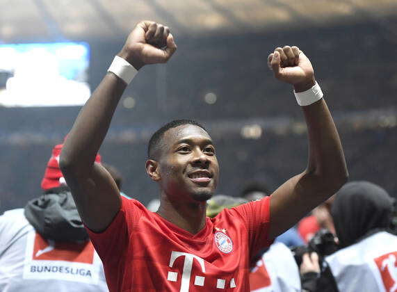 David ALABA (M), Jubel, jubeln, Freude, Sieg, freuen, Erfolg, Geste ...
