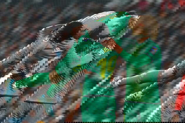 Real Sociedad s Martin Odegaard, Alexander Isak and Mikel Merino ...