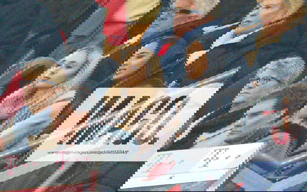 Football Munich - Leipzig, Munich Feb 09, 2020. Paula, girlfriend of ...