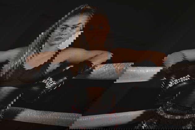 Kickboxer and boxer Sarah Liegmann World Champion, European Champion ...