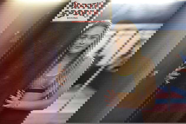 Kickboxer and boxer Sarah Liegmann World Champion, European Champion ...