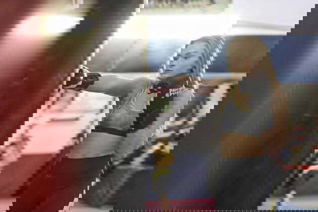 Kickboxer and boxer Sarah Liegmann World Champion, European Champion ...