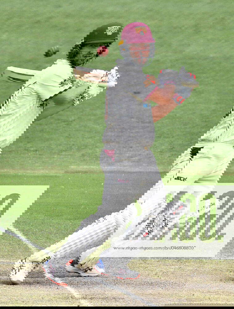 CRICKET SHIELD QLD VIC, Joe Burns of the Bulls in action during day 3 ...