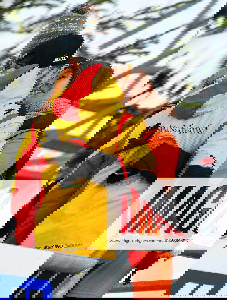 Axel Jungk Germany picks up a kiss from girlfriend Michelle after the ...