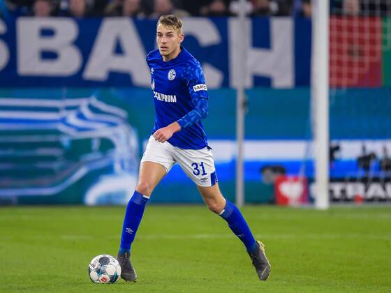 Timo Becker of FC Schalke 04 during the German DFB Pokal quarter final ...