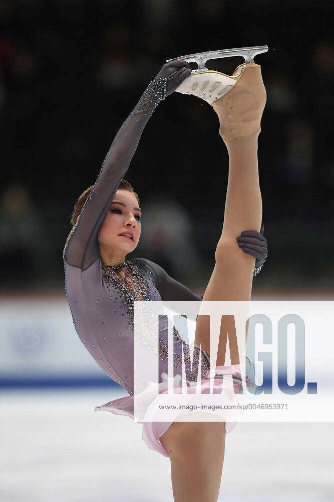 Daria USACHEVA from Russia, during Ladies Short Program at the ISU ...